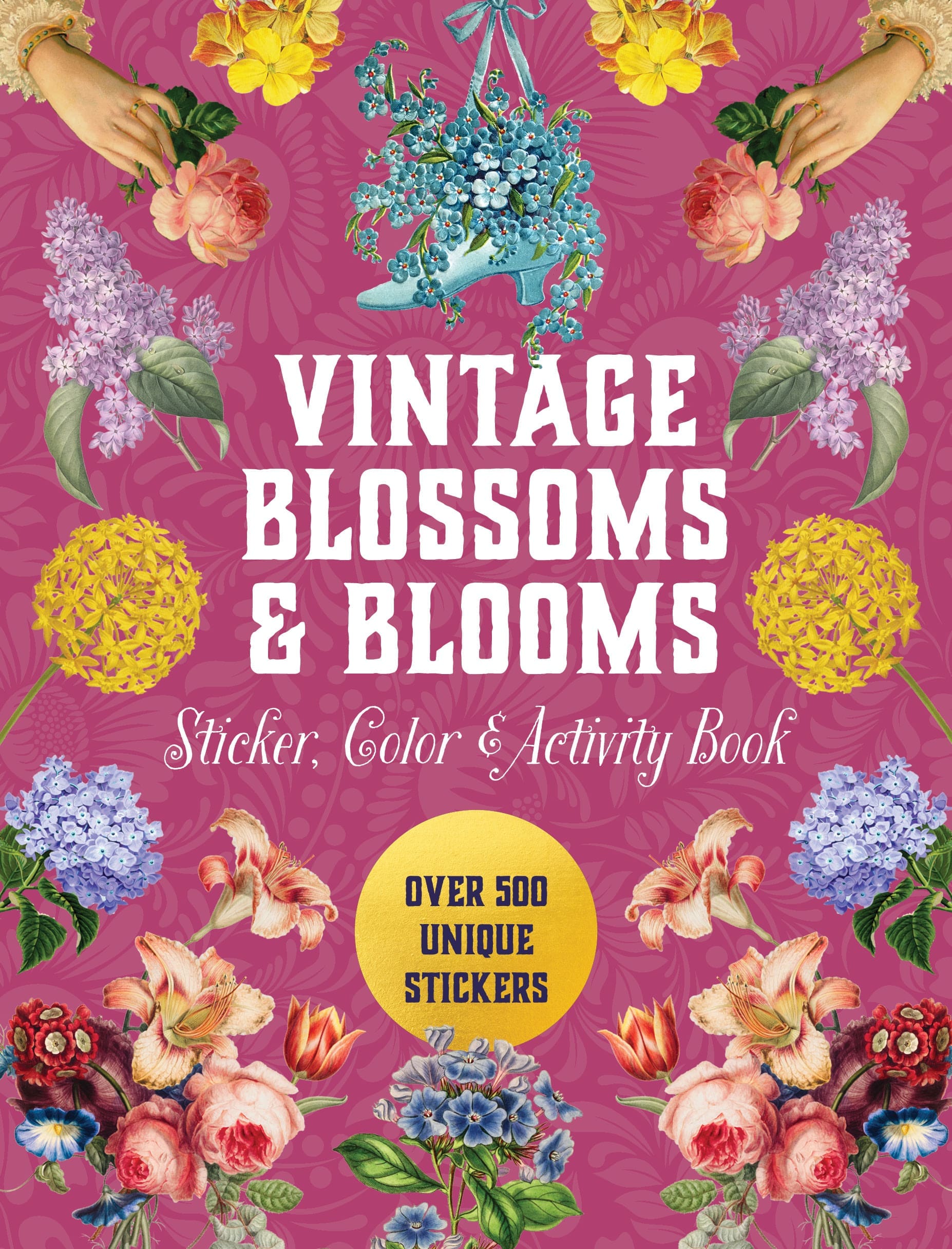 Vintage Blossoms and Blooms Sticker, Color & Activity Book - Walter Foster