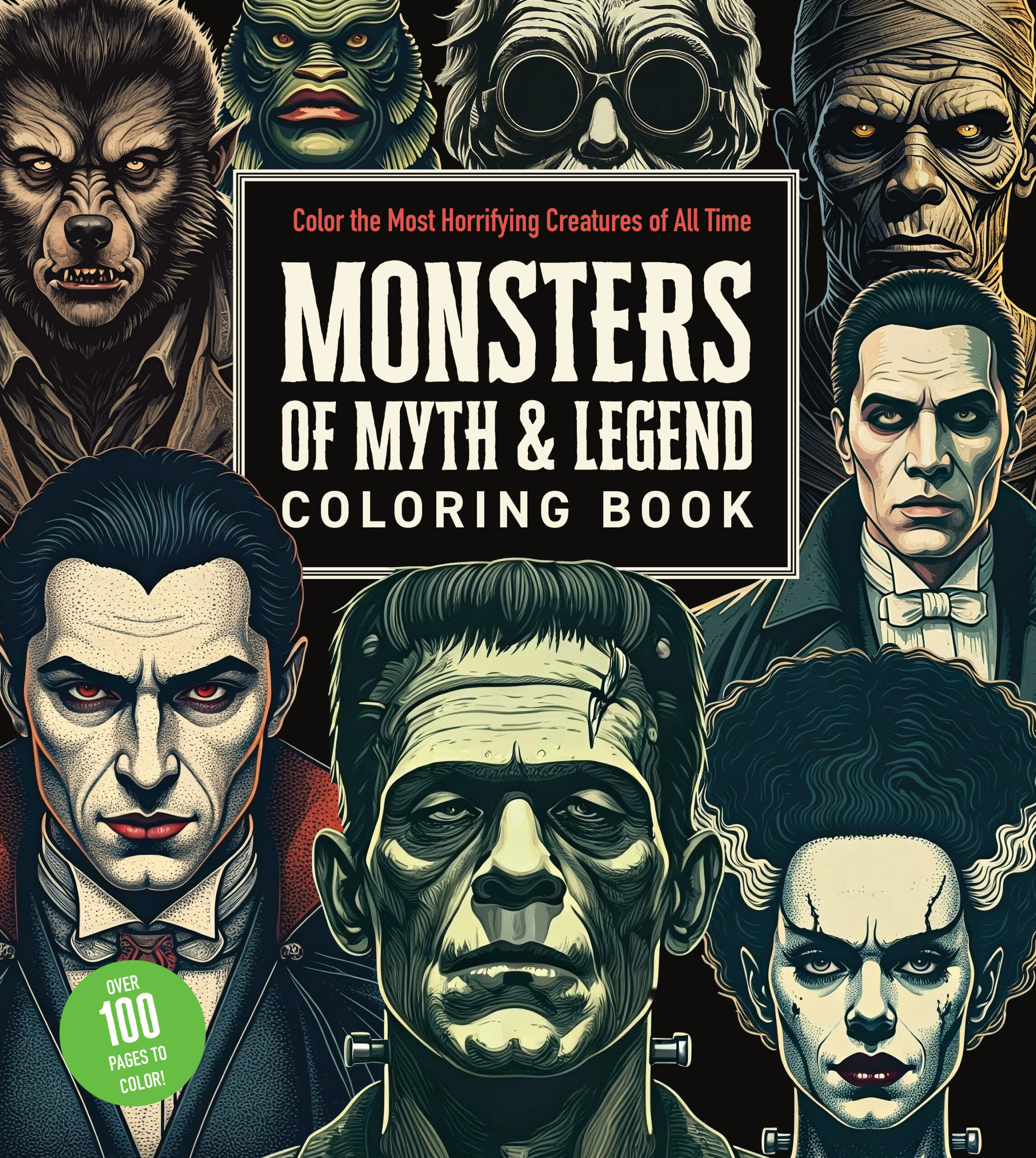 Monsters of Myth and Legend Coloring Book - Walter Foster