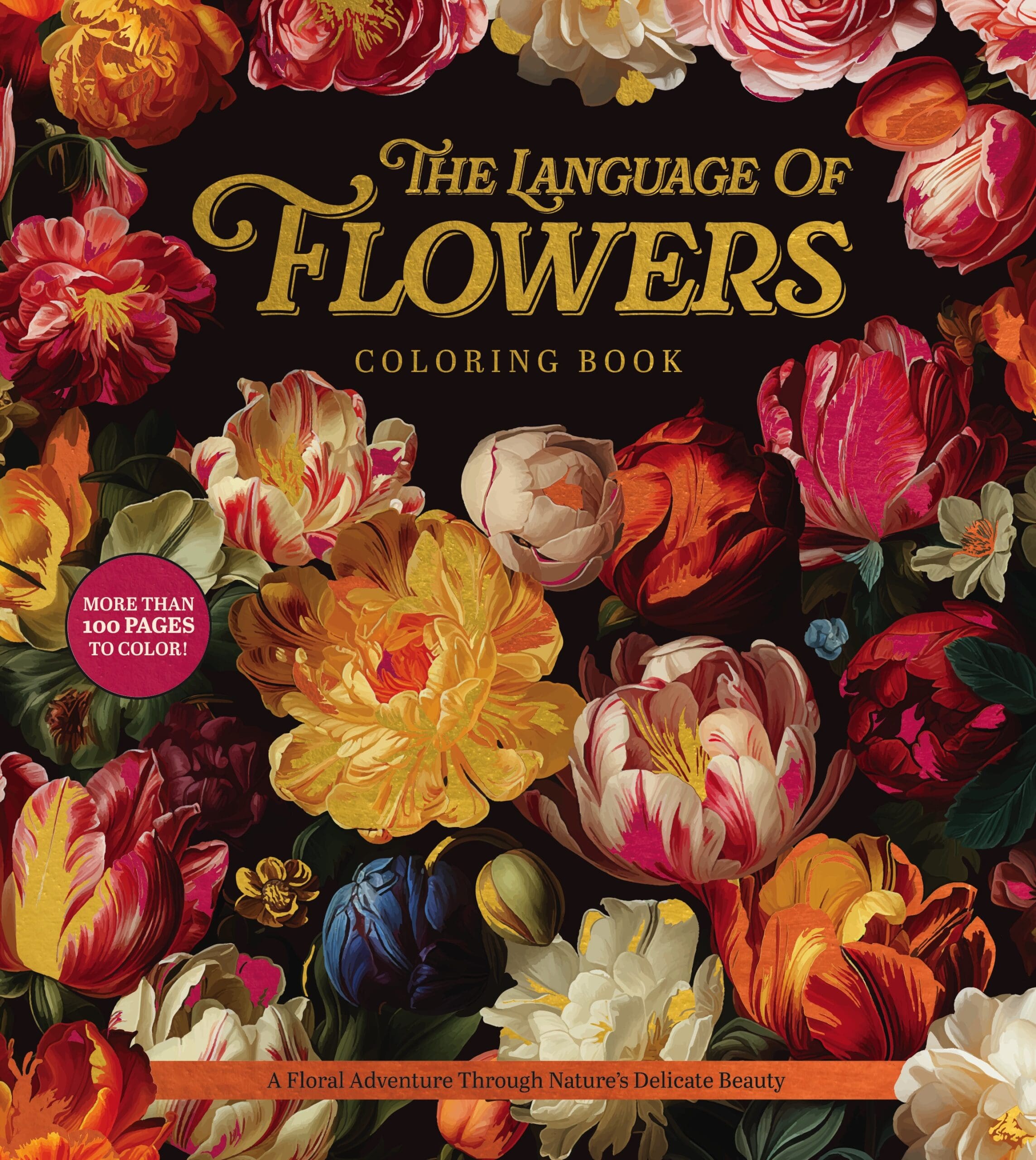 The Language of Flowers Coloring Book - Walter Foster