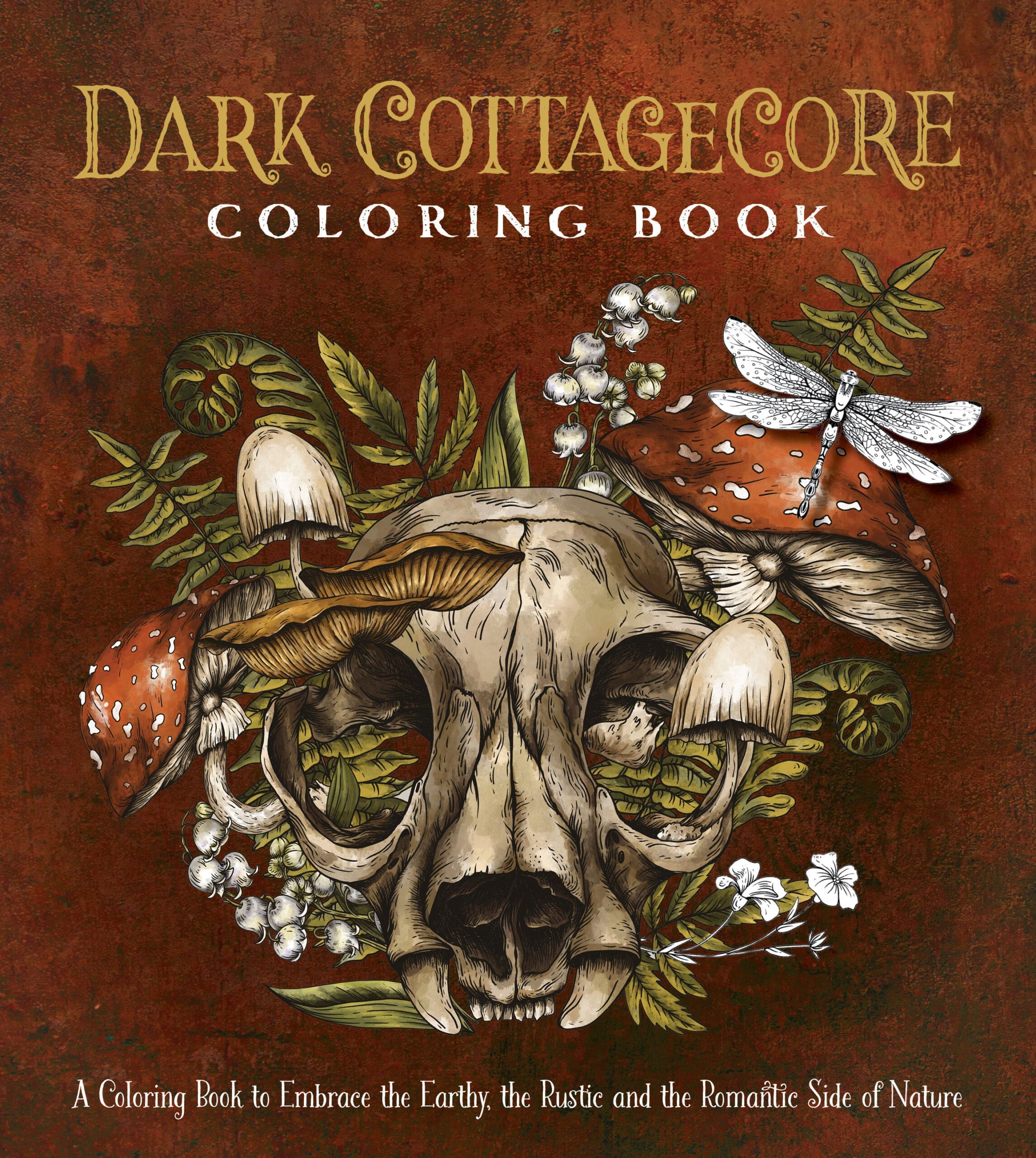 Dark Cottagecore Coloring Book - Walter Foster