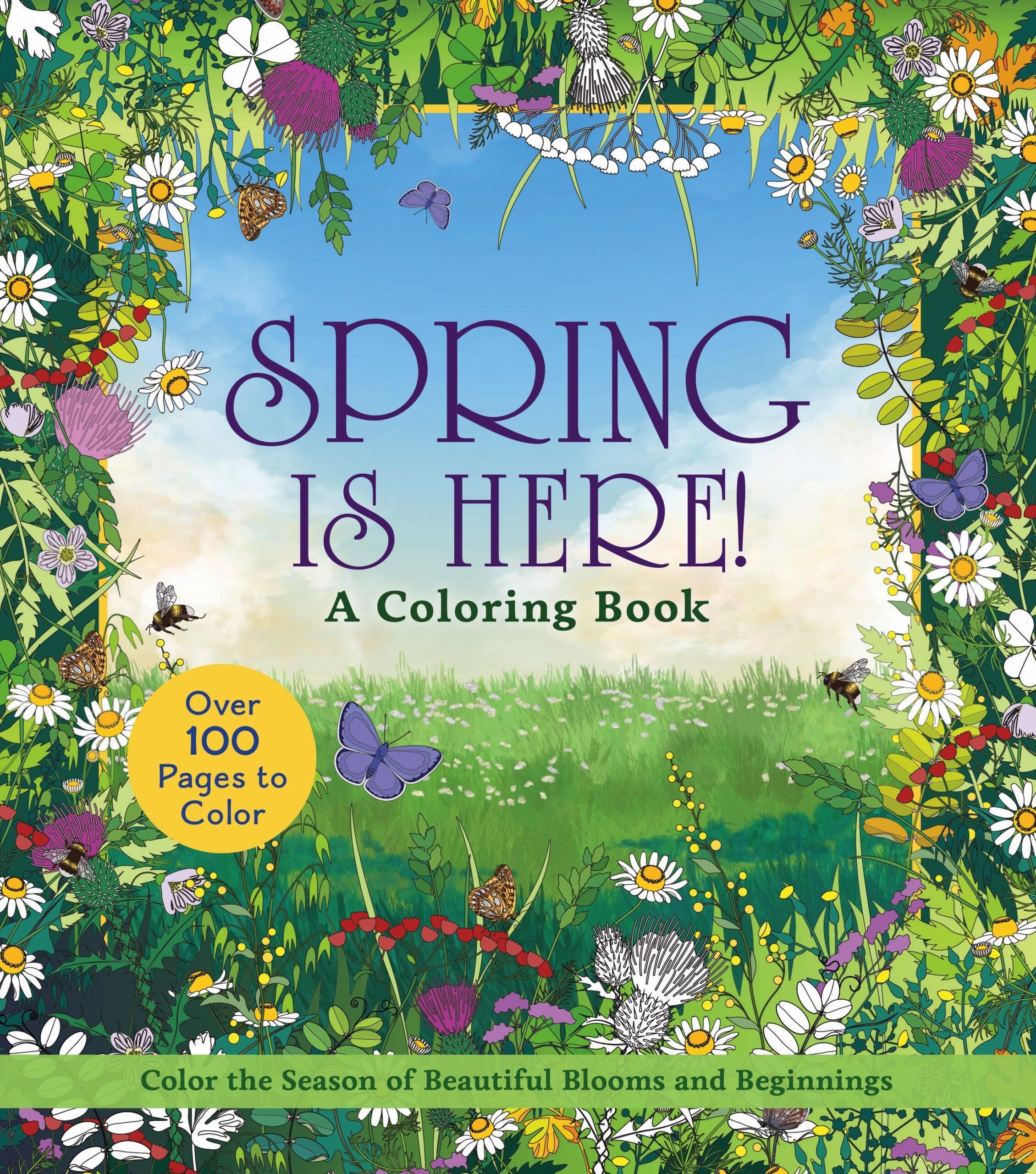 Spring is Here! A Coloring Book - Walter Foster