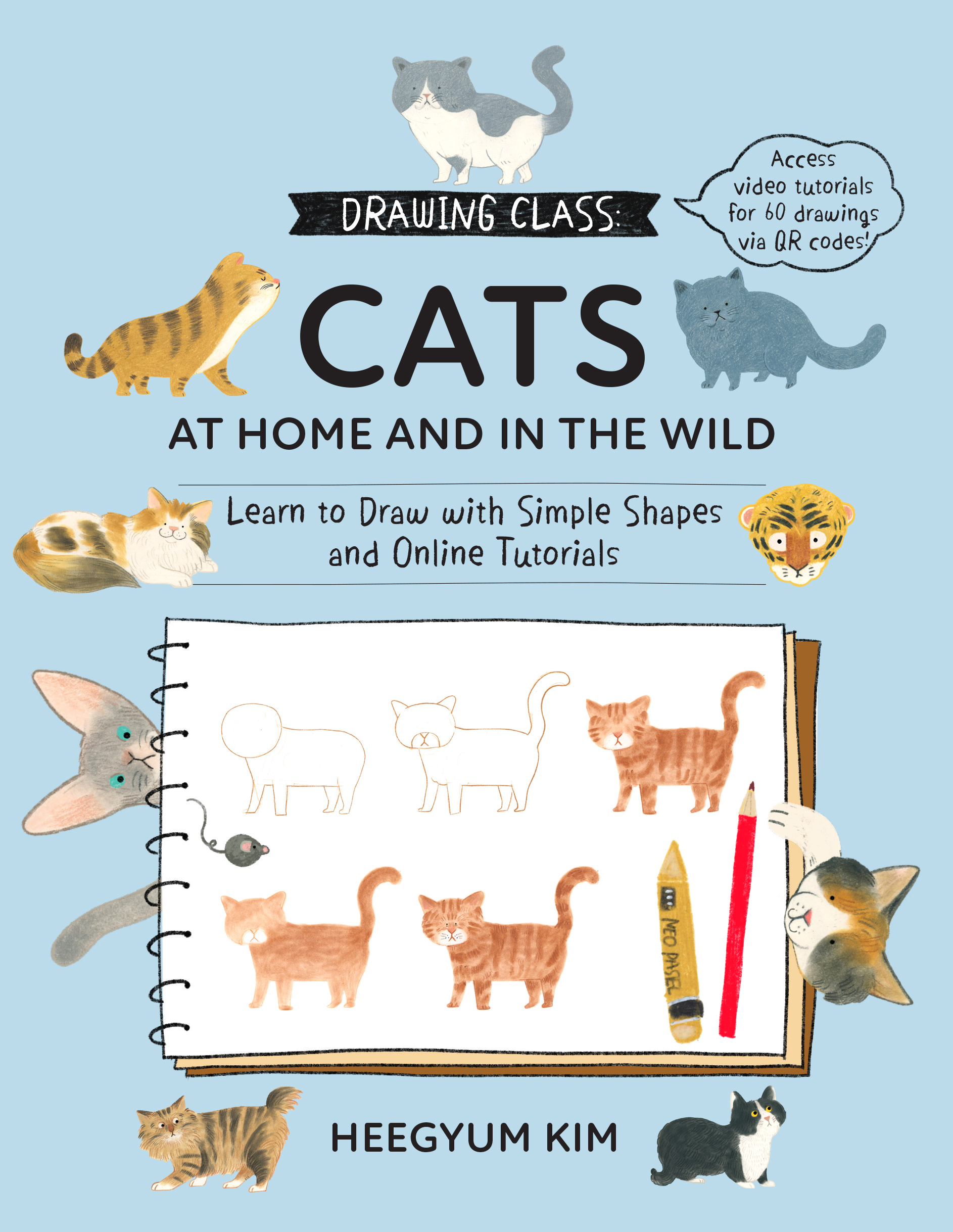 Drawing Class: Cats at Home and in the Wild - Walter Foster