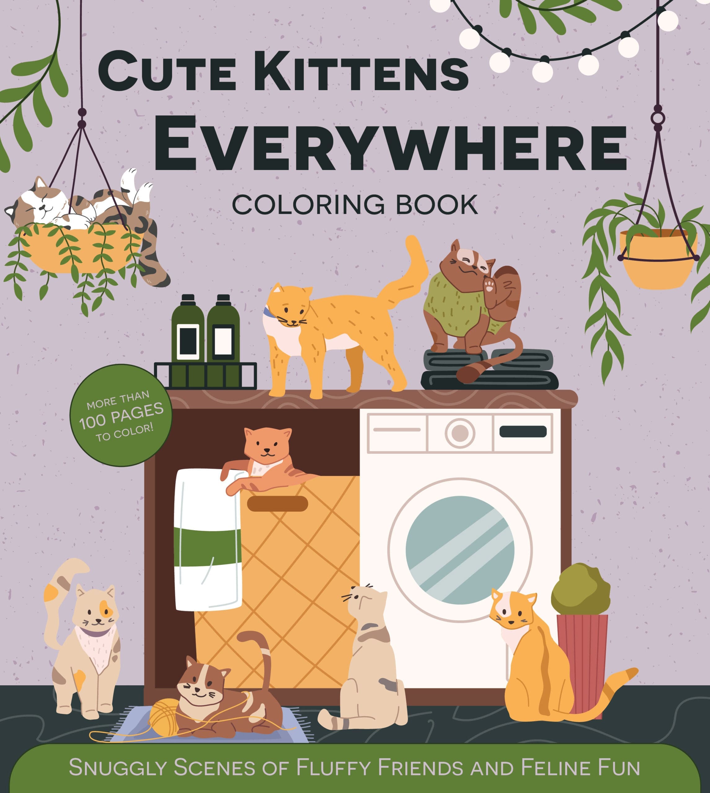 Cute Kittens Everywhere Coloring Book - Walter Foster