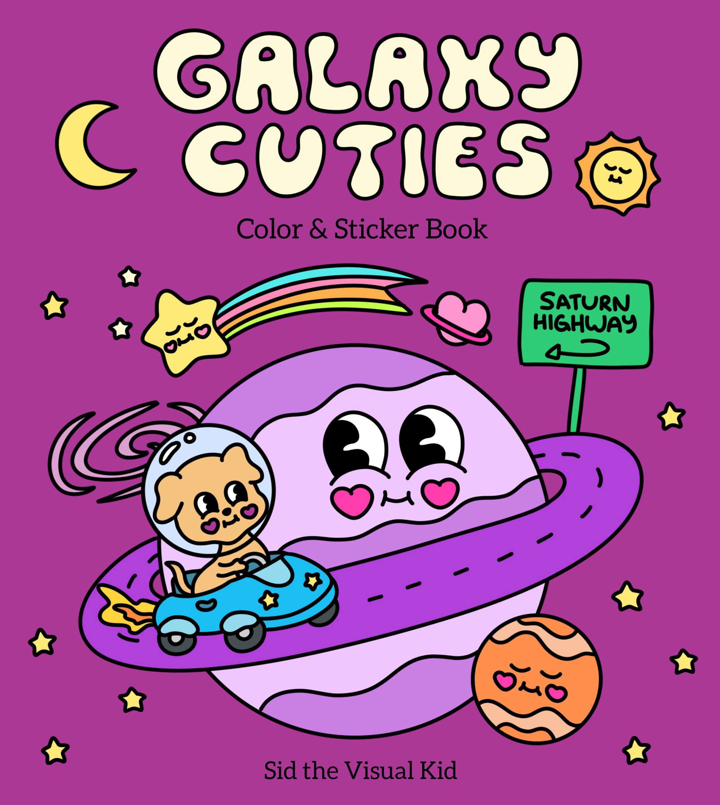 Galaxy Cuties Color & Sticker Book - Walter Foster