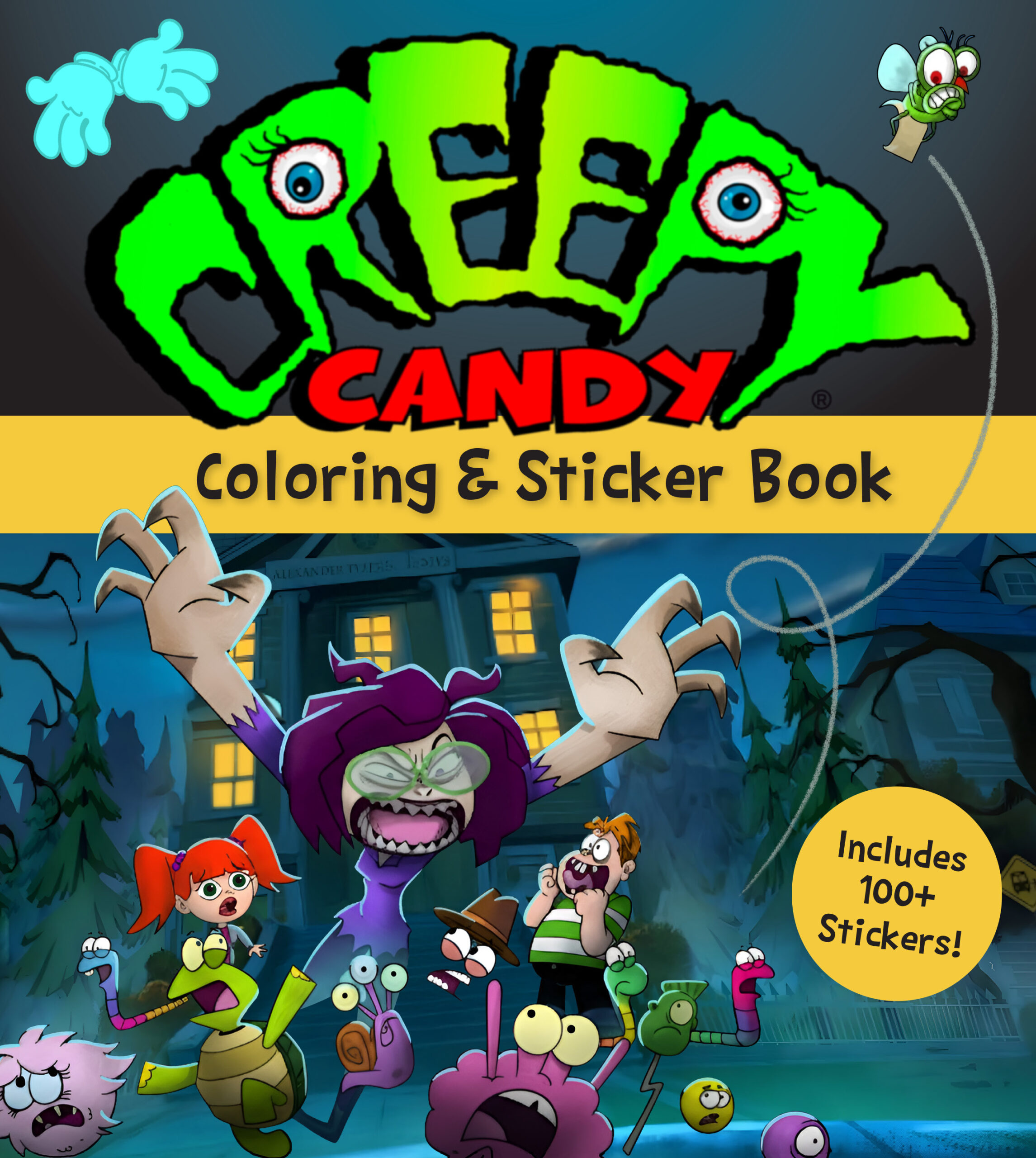 Creepy Candy Coloring & Sticker Book - Walter Foster